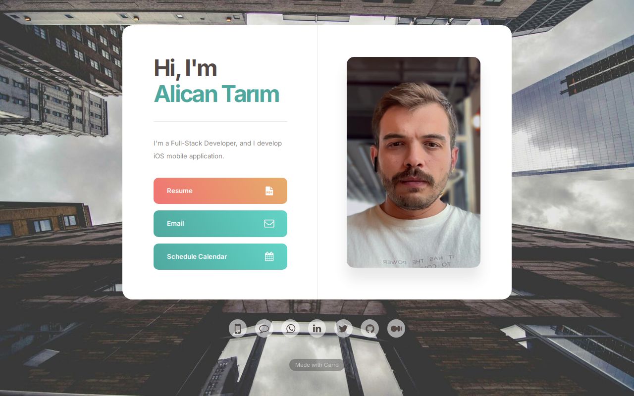 Alican Tarım | Software Engineer